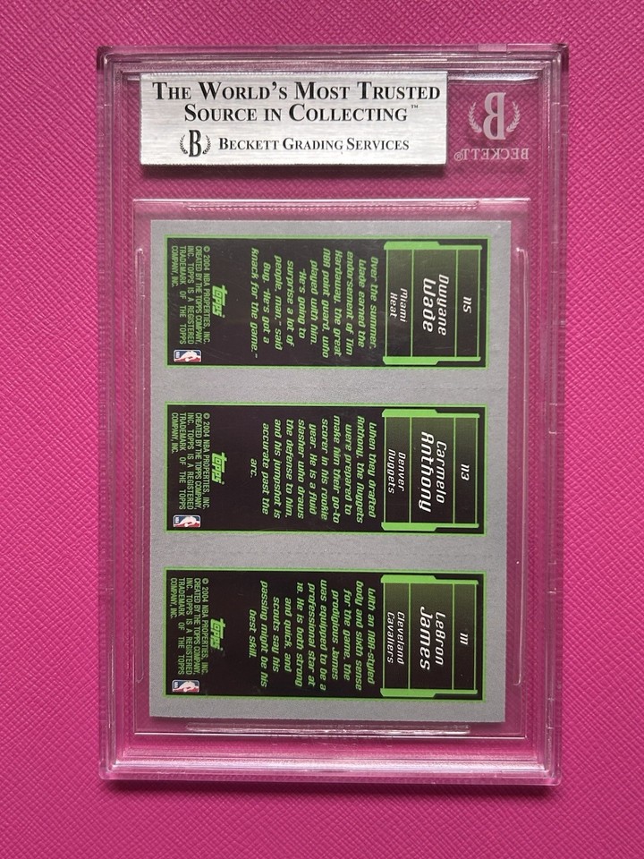 2003-04 Topps Matrix LeBron James Carmelo Anthony Dwayne Wade Rookie ...