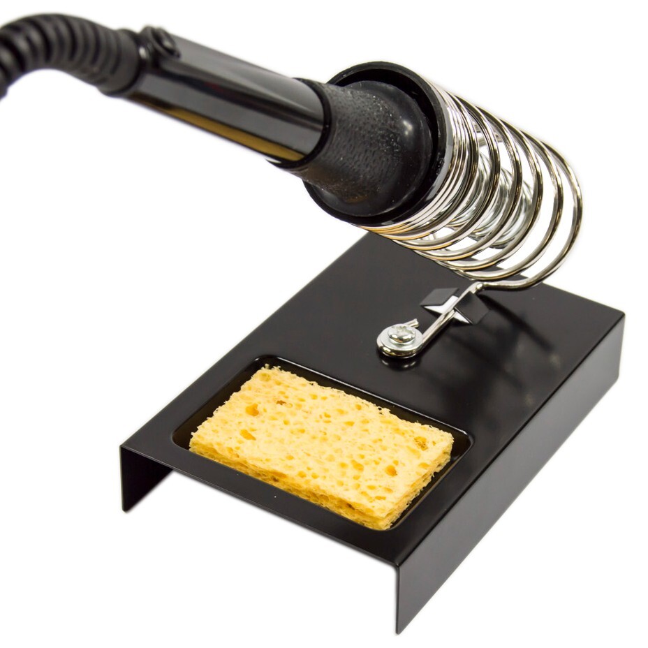 Soldering Iron Holder / Soldering Iron Stand with Tip Cleaning Sponge ...