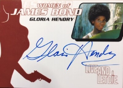 Gloria Hendry Autograph, Women of James Bond in Motion, WA5 Women of ...