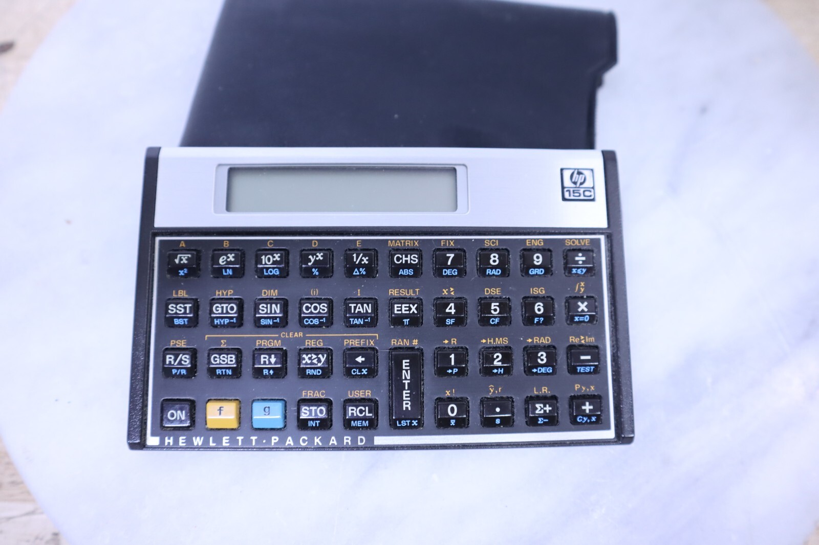 Hewlett Packard HP 15c Financial Programmable Calculator W/ Leather ...