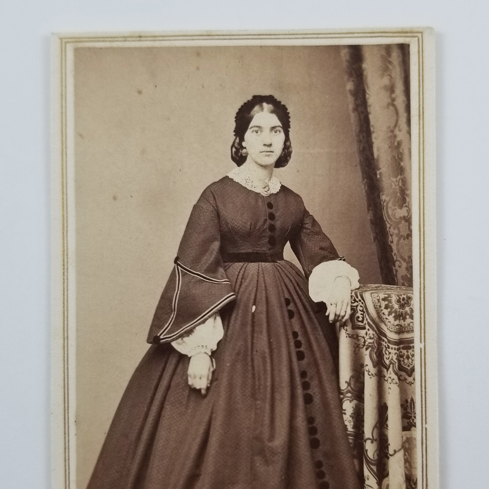 1860s CDV Photograph Beautiful Young Woman Powelson Rochester Buffalo ...