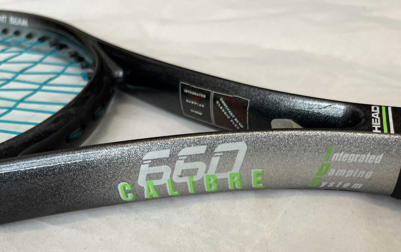 Head 660 Calibre Tennis Racquet Grip Size 4 1/2” Constant Beam Classic ...