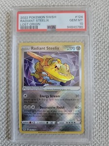 Radiant Steelix 2022 Sword & Shield: Lost Origin #124/196 Holo Price ...