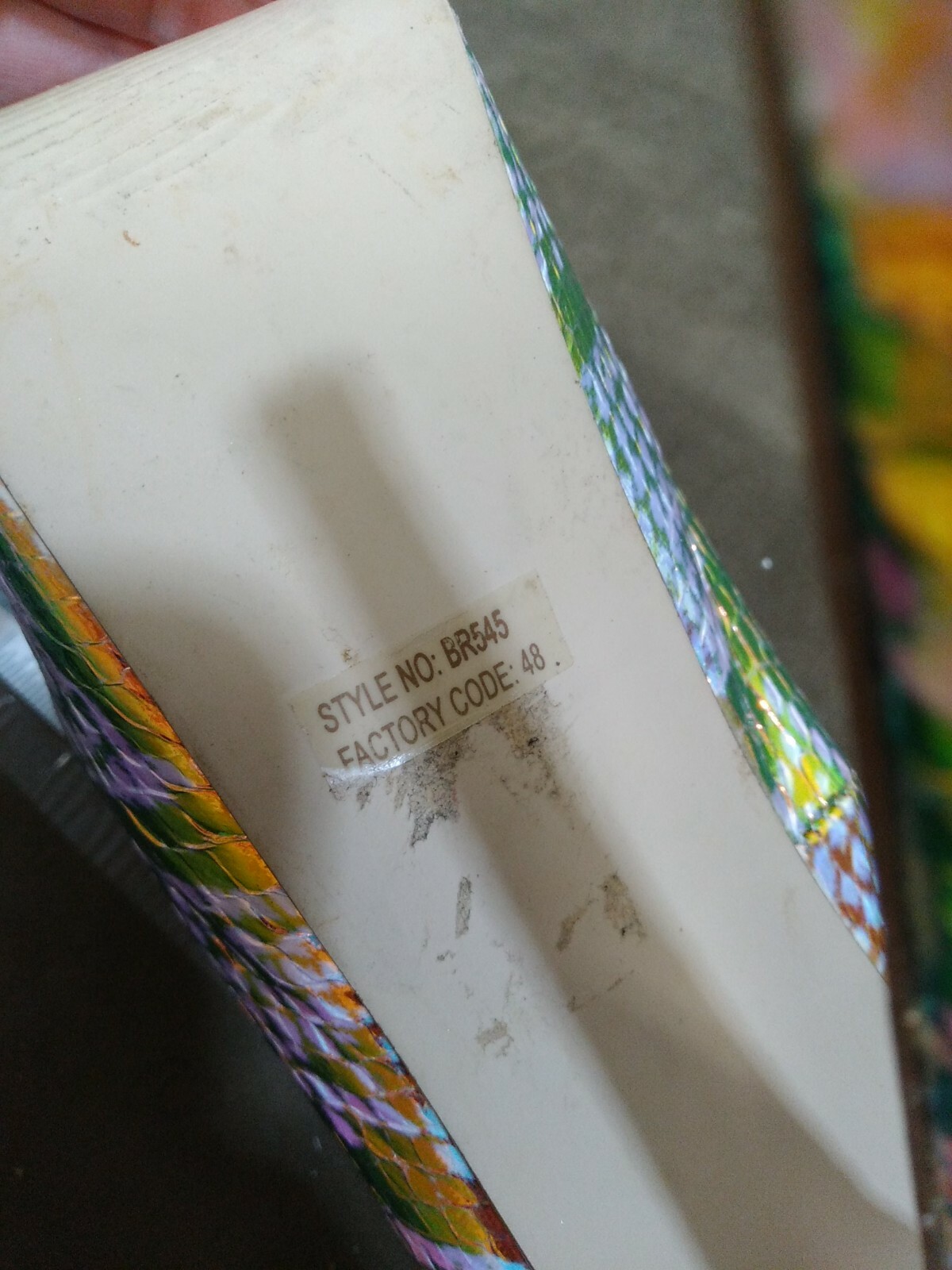 Bertinni Women's Platform stiletto Heels Size 7 holographic snakeskin ...