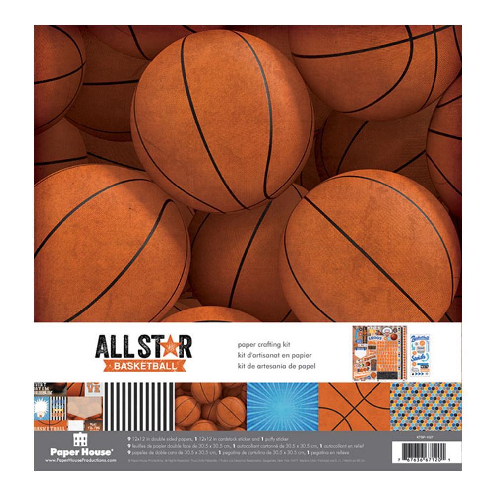 Basketball Scrapbook Paper