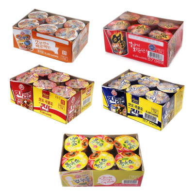 Korean Popular Noodle Ramyun OTTOGI Cup Ramen 6pack Collection | eBay