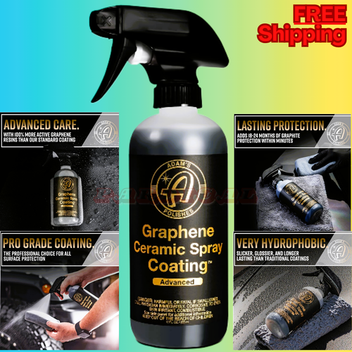 Adam's Polishes Advanced Graphene Ceramic Spray Coating (12oz) - 18 ...