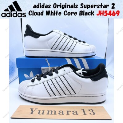 adidas Originals Superstar 2 Cloud White Core Black JH5469 Men's Size ...