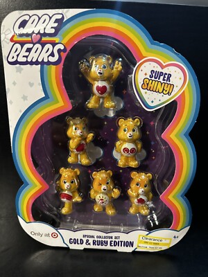 Care Bears,Gold and Ruby Edition,Special Collector Set,6 Bears, Target ...