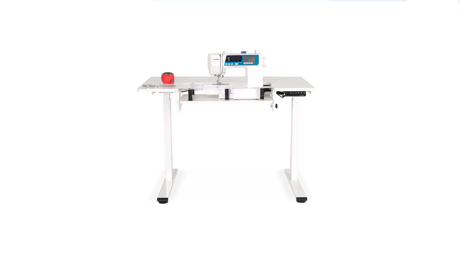 Arrow Sewing Eleanor Serger & Sewing Table with Heavy Duty Casters ...