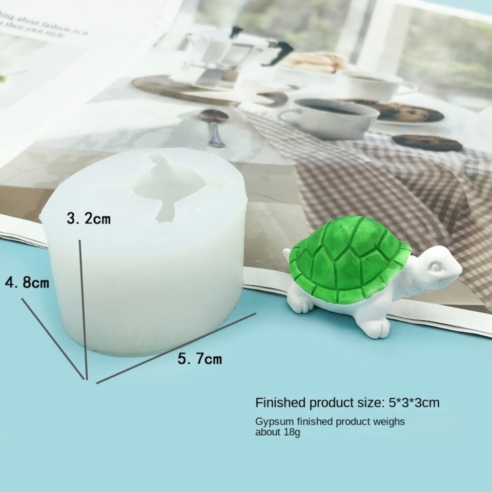 Turtle Shape 3D Turtle Mold Resin Art Clay Molds New Casting Mould Home ...
