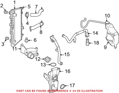 Genuine Mopar Engine Water Pump Inlet Tube 68213517AA | eBay