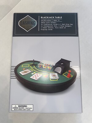 Mini Blackjack Table Set With All Accessories by Dashing Fine Gifts | eBay