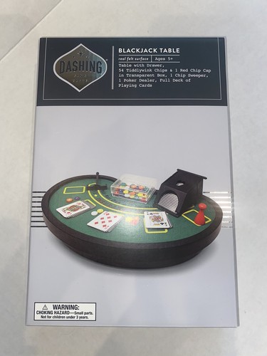 Mini Blackjack Table Set With All Accessories by Dashing Fine Gifts | eBay