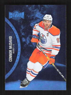 Connor McDavid 2021-22 SkyBox Metal Universe Blue Spectrum Edmonton ...