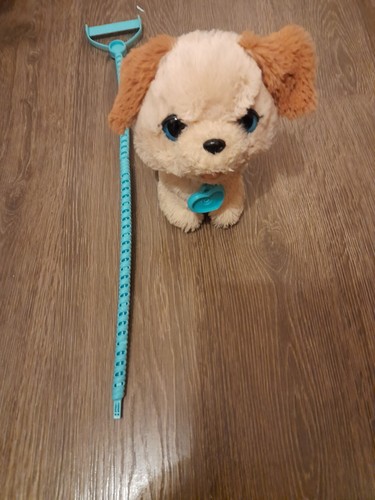 FurReal friends My Poopin' Pup - dog with lead and 2 biscuits | eBay UK