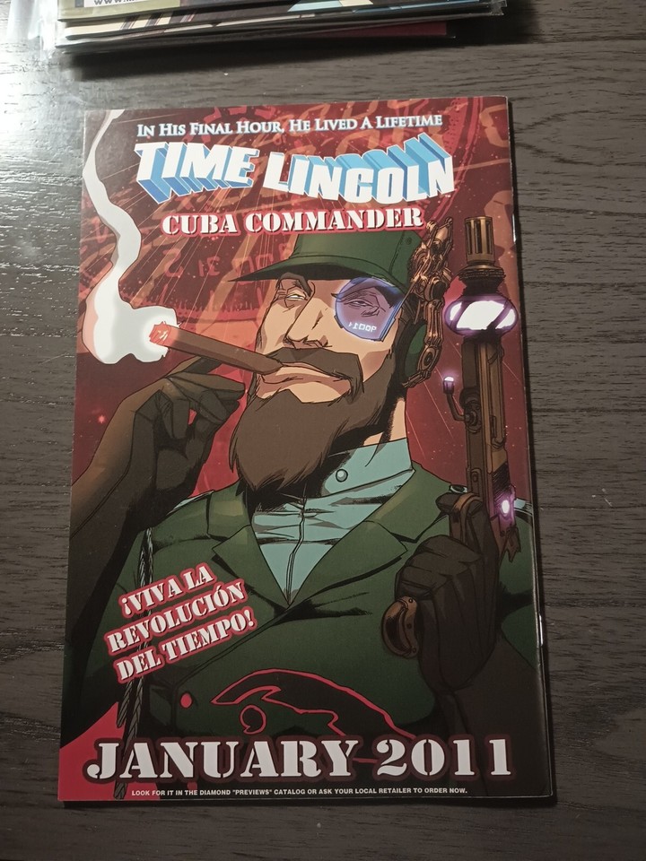 Steampunk Palin #1 VF+ Sarah 2010 Antarctic Press Pin-ups Ben Dunn ...