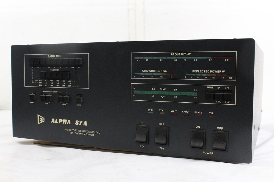 Alpha PA-87 87A HF Linear Amplifier Ham Radio | eBay