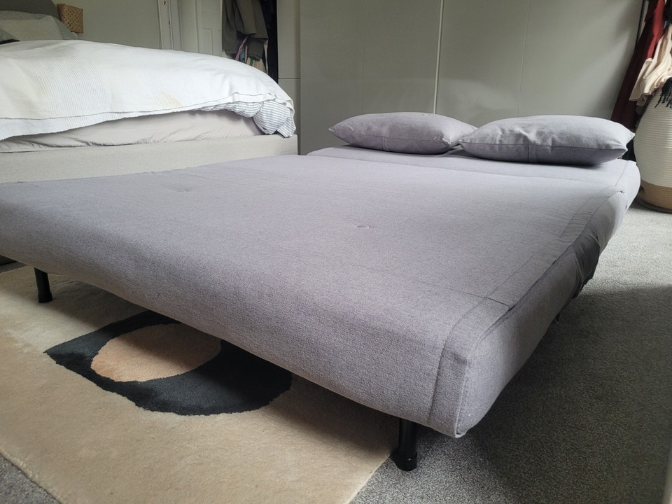 Made Haru Sofa Bed in Marshmallow Grey (RRP £550) | eBay UK