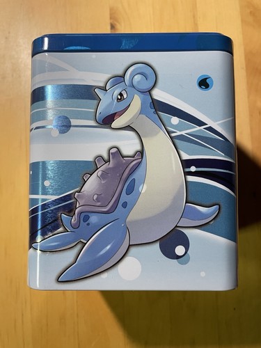 Pokémon TCG Rolling Water Type Stacking Tin 3 Boosters + 1 Coin Sealed ...