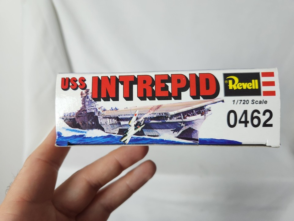 Revell 1987 vintage USS Intrepid model kit 14 1/4" L Sealed P26 | eBay