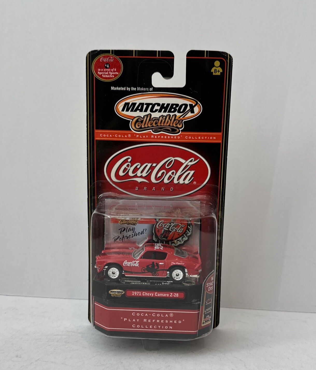 Matchbox Collectible 1971 Chevy Camero Z-28 1/64 Die Cast Coca Cola #4 ...