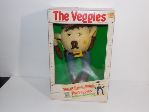 The Veggies Sheriff Damon Onion Plush Toy K.F. Designs 1985 | eBay