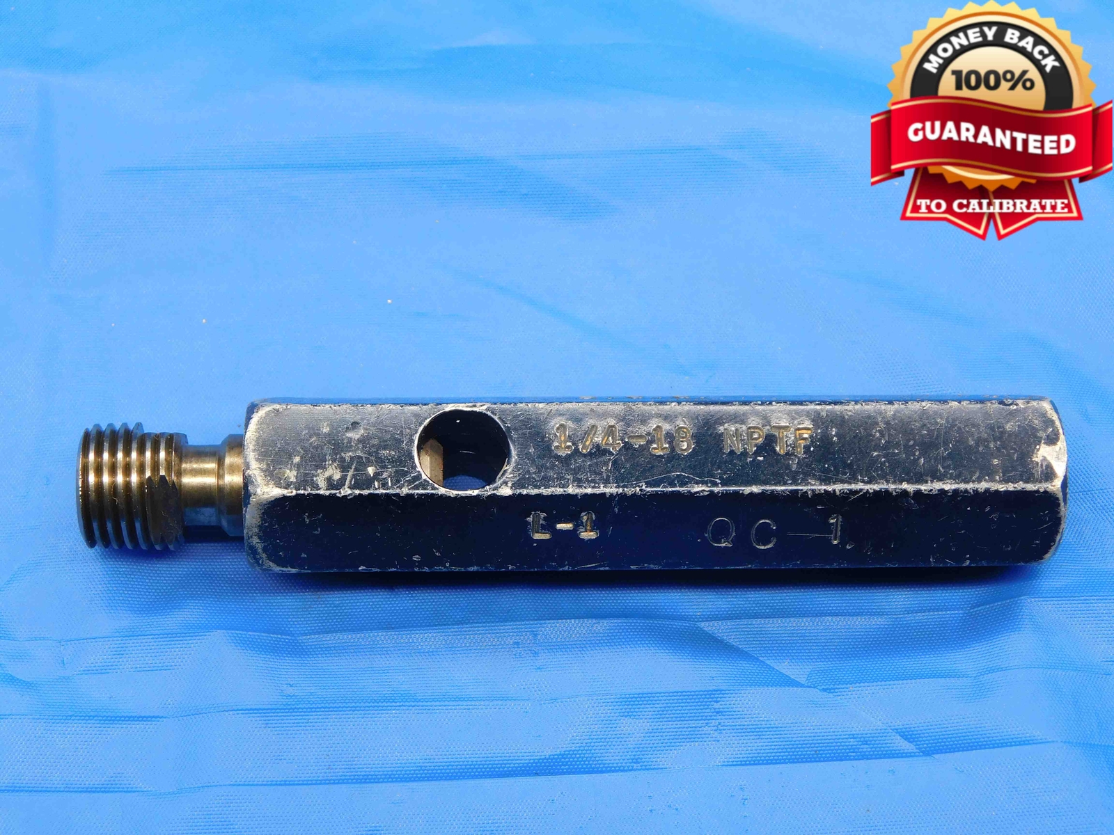 1/4 18 NPTF L1 PIPE THREAD PLUG GAGE .25 .250 .2500 N.P.T.F. DRYSEAL 3 ...