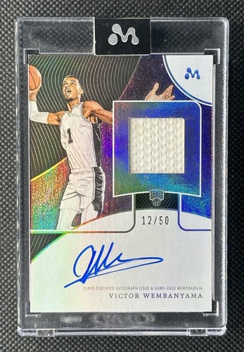 2023-24 Topps Mercury Victor Wembanyama Rookie Patch Auto RC RPA Debut ...