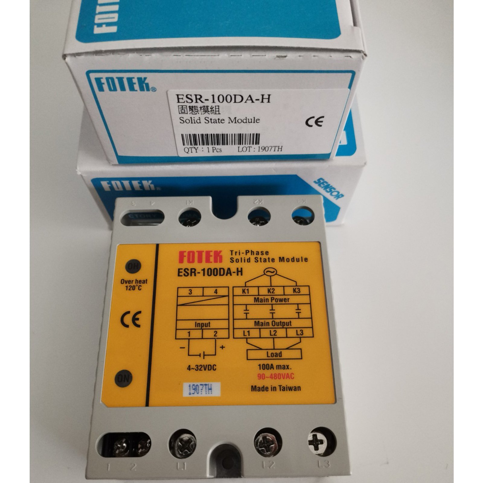 New For FOTEK ESR-100DA-H solid state relay | eBay