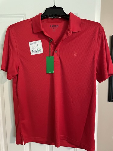 IZOD Golf Polo Red (M) | eBay