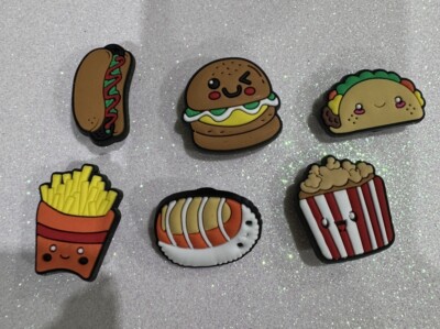 For Croc/clog Charms 6 Pce Mega Value Bundle- Fast Food Shoe Charms-UK ...