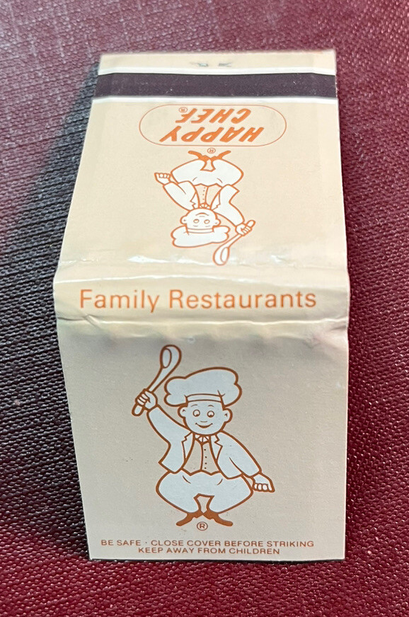 Happy Chef Family Restaurants Matchbook, Mankato, Minnesota | eBay