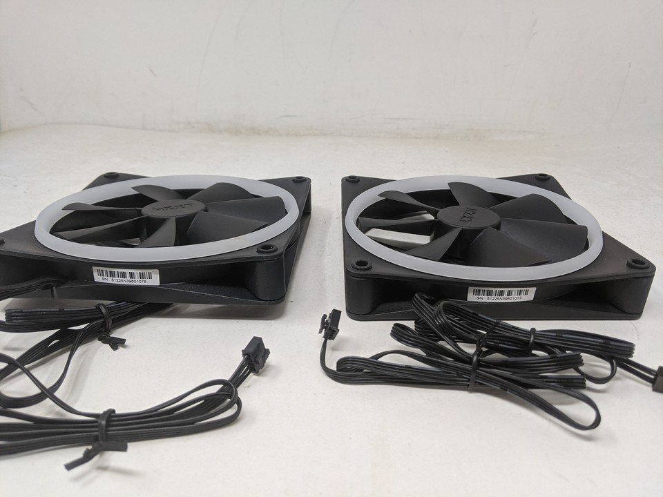 NZXT F140 RGB Case Fans 140mm (Pack of 5) (Black) F1 | eBay
