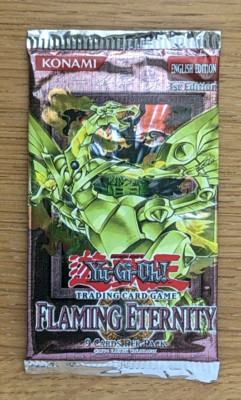 Yu-Gi-Oh ~ Flaming Eternity ~ 1st Edition Sealed Booster Pack (103031 ...