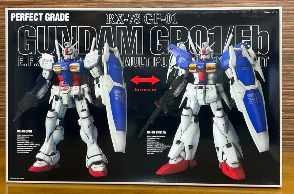 Mobile Suit Gundam 0083 Stardust Memory GP01 perfect grade model kit ...