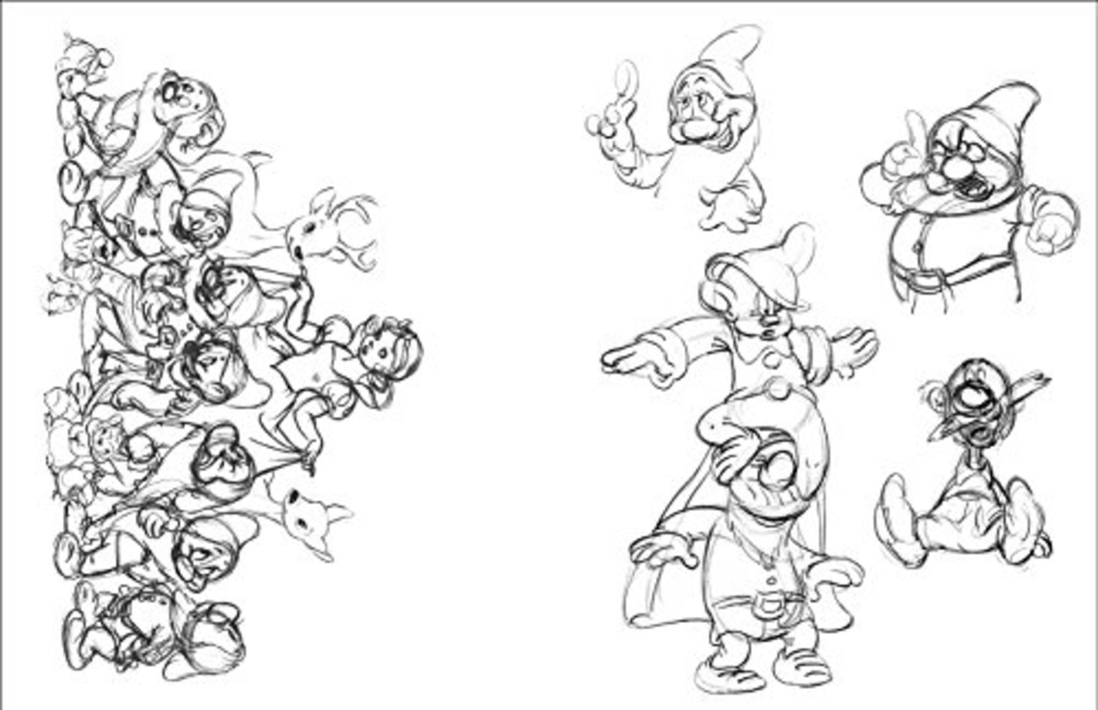 Disney Animation Original Sketches Art Book 'disney Sketchbook for sale ...