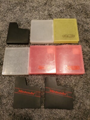 Vintage Nintendo NES Cartridge Case & Sleeve Protector Lot | eBay