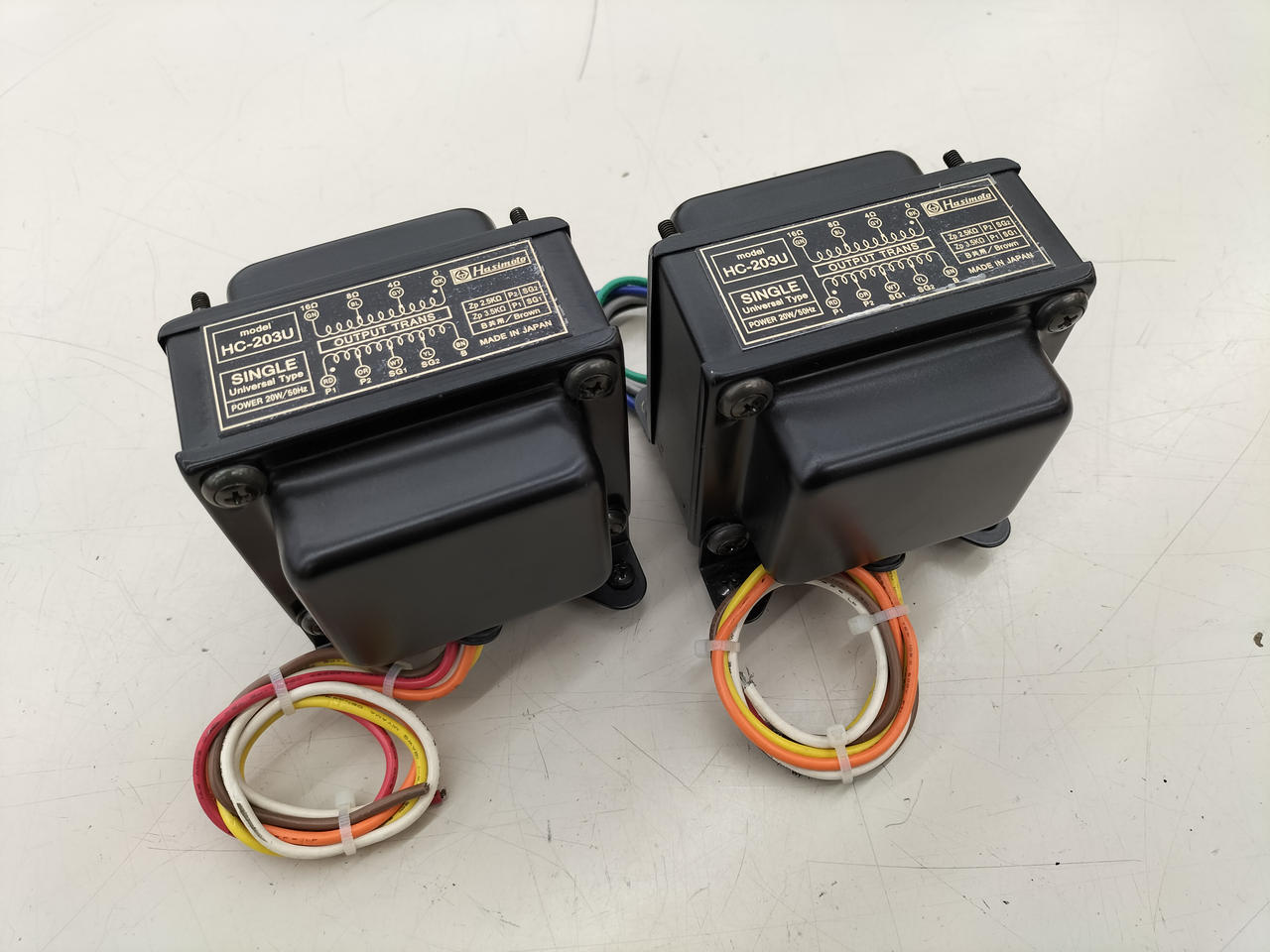 Hashimoto HC-203U Output Transformer 20W Single 2.5K,3.5K/16,8,4 for ...