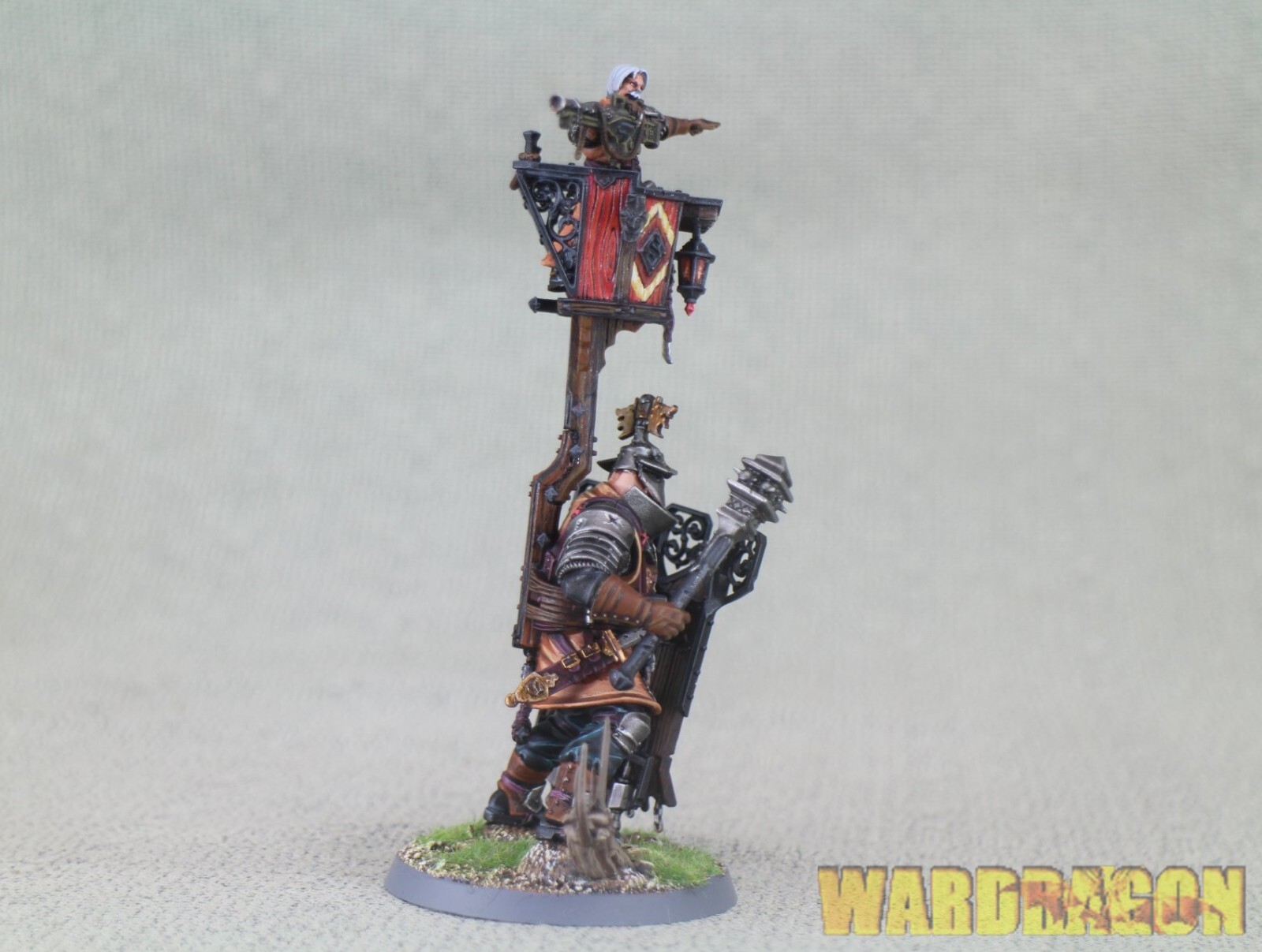 Warhammer AOS WDS painted CITIES OF SIGMAR FUSIL-MAJOR ON OGOR WARHULK ...