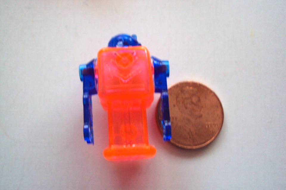 Vtg Gumball Charm Cracker Jack 1" MECHANICAL ROBOT Vending machine ...