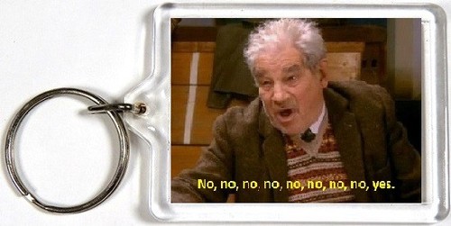 VICAR OF DIBLEY JIM TROTT NO NO NO, YES KEYRING | eBay UK