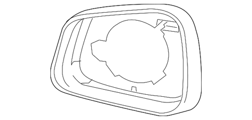 Genuine GM Passenger Side Rearview Mirror Housing Bezel 42492879 | eBay