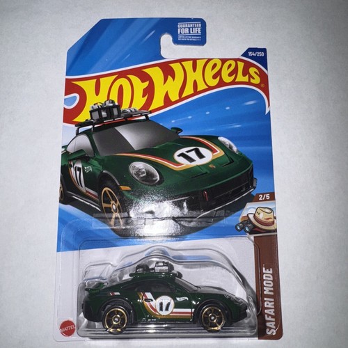 Hot Wheels Porsche 911 Rallye Green #154 2025 Safari Mode | eBay