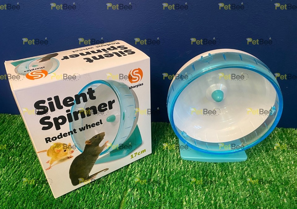 SHARPLES SILENT SPINNER WHEEL SMALL ANIMAL HAMSTER RAT EXERCISE WHEEL 3 ...