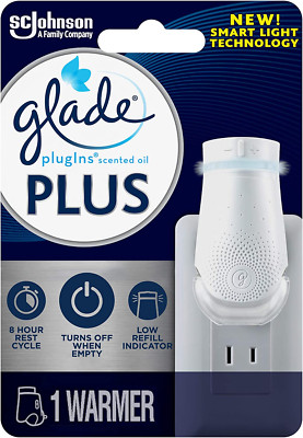 Glade Plugin plus Spray Air Freshener Warmer, Holds Scented Oil Refill ...