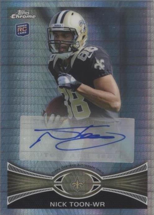 2012 Topps Chrome - Nick Toon #193 Prism Refractor Rookie Autographs ...