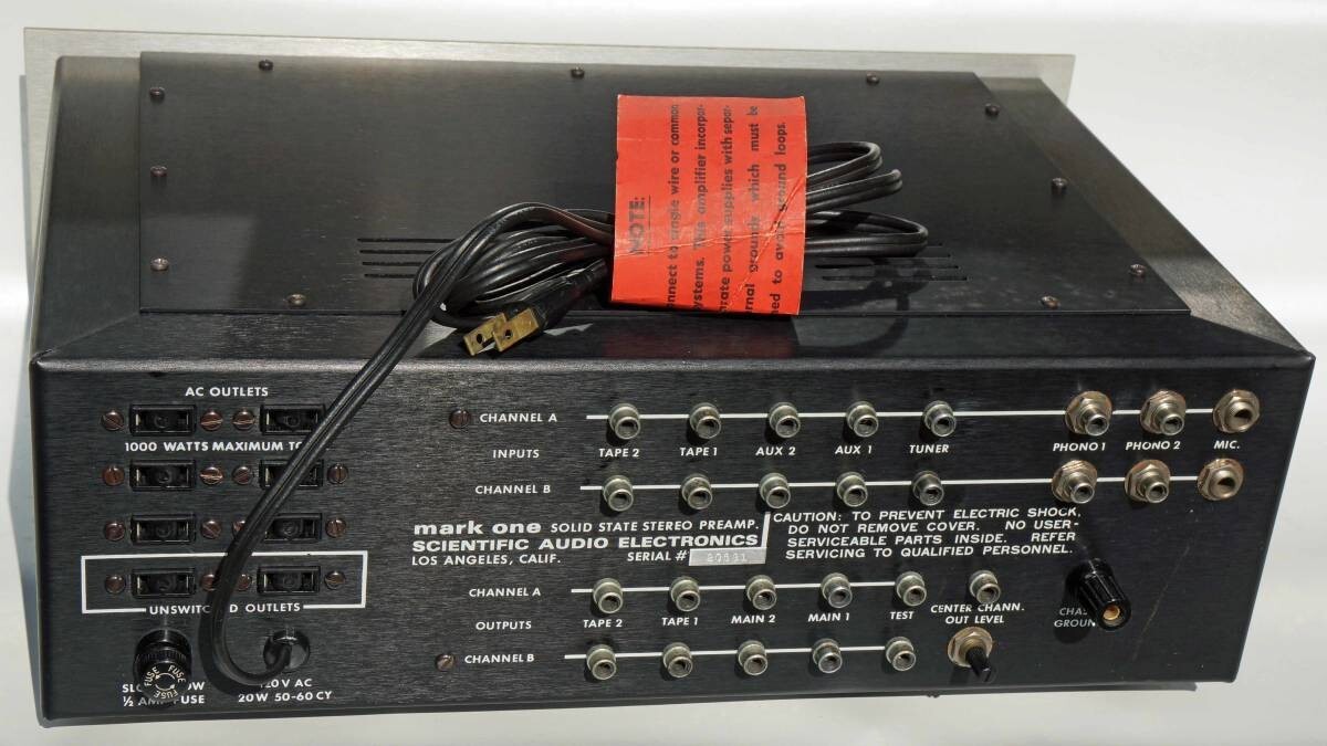 Sae Mark One Preamplifier Vintage Completion High Quality Classic Audio Used JP | eBay