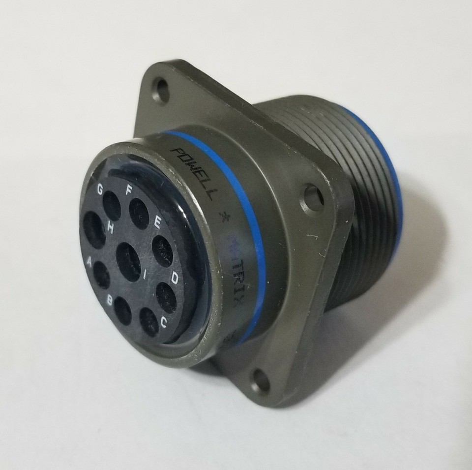 Circular Connector MIL Spec 9Crimp Pin Box Mount Powell Matrix MS3452W20-16P NEW | eBay