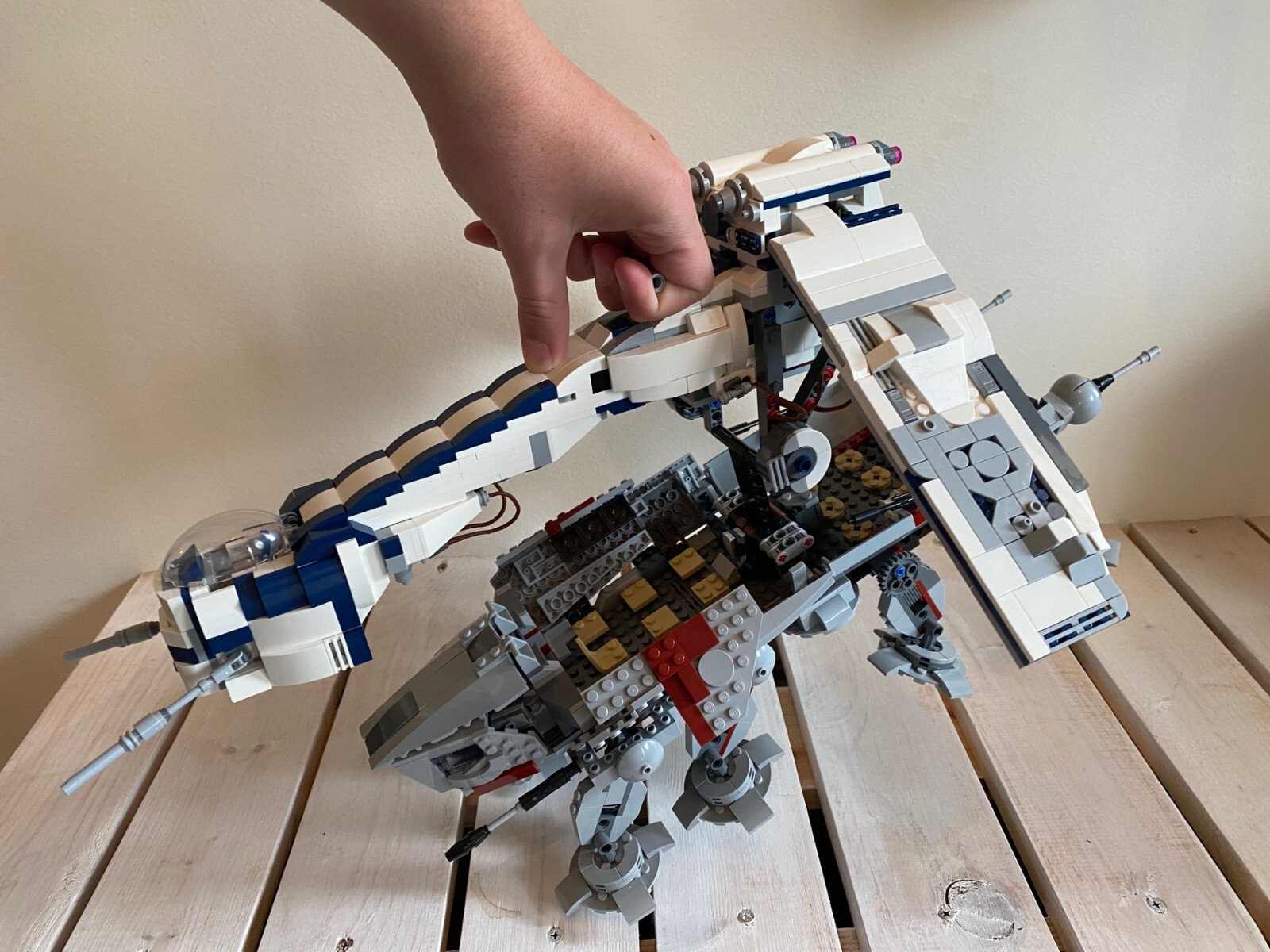 LEGO Star Wars: Republic Dropship with AT-OT Walker (10195) for sale ...